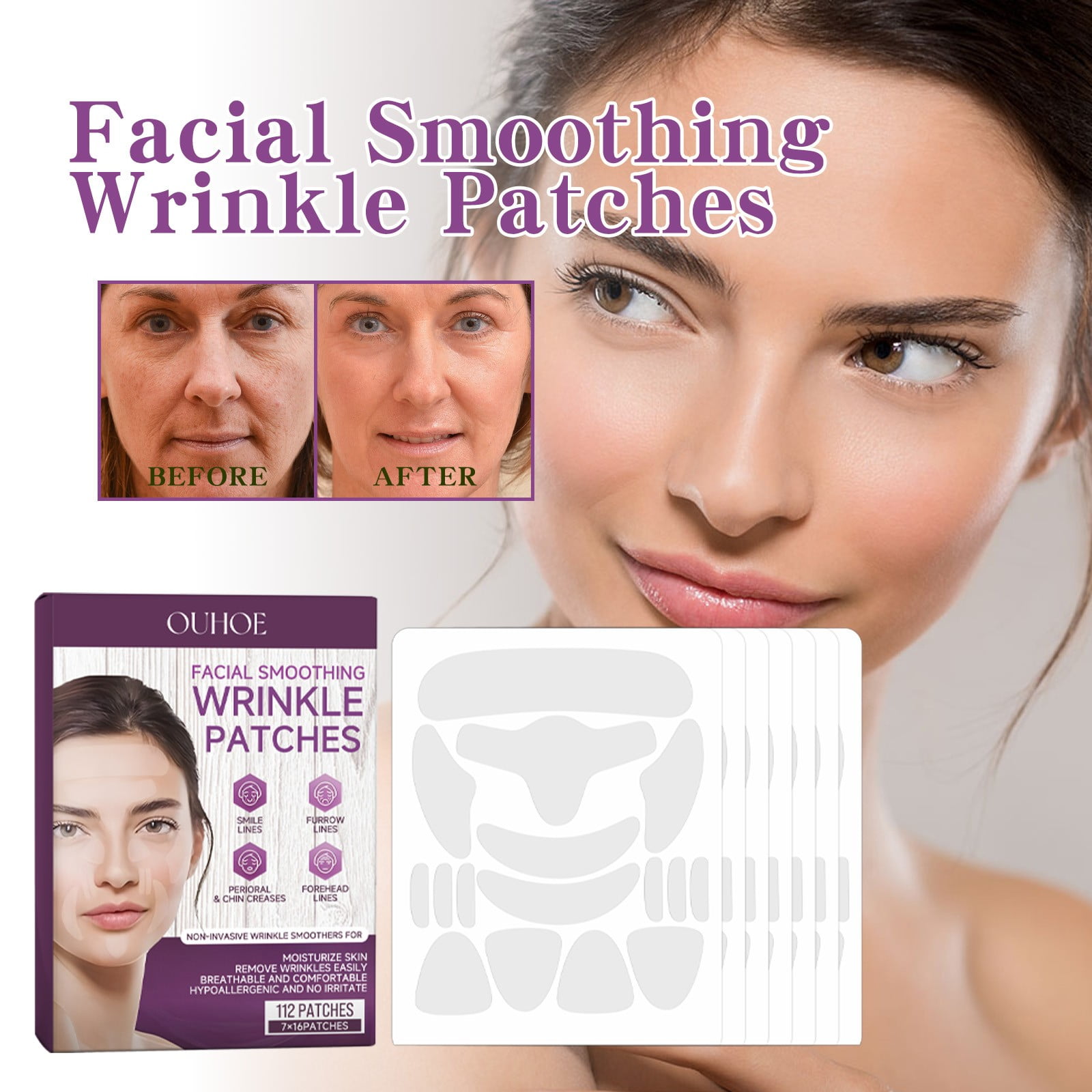 Wrinkle Firming Lifting Patch | Instant Wrinkle Reduction | Soothing ...