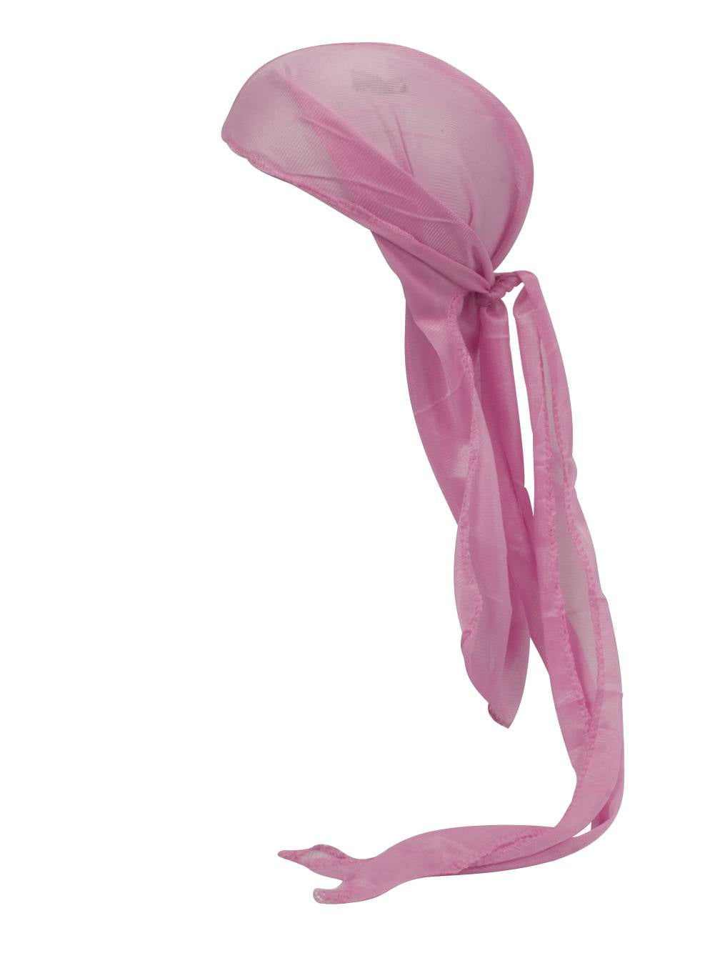 Wrinkle Free Extra Long Du-Rag - Pink - Walmart.com