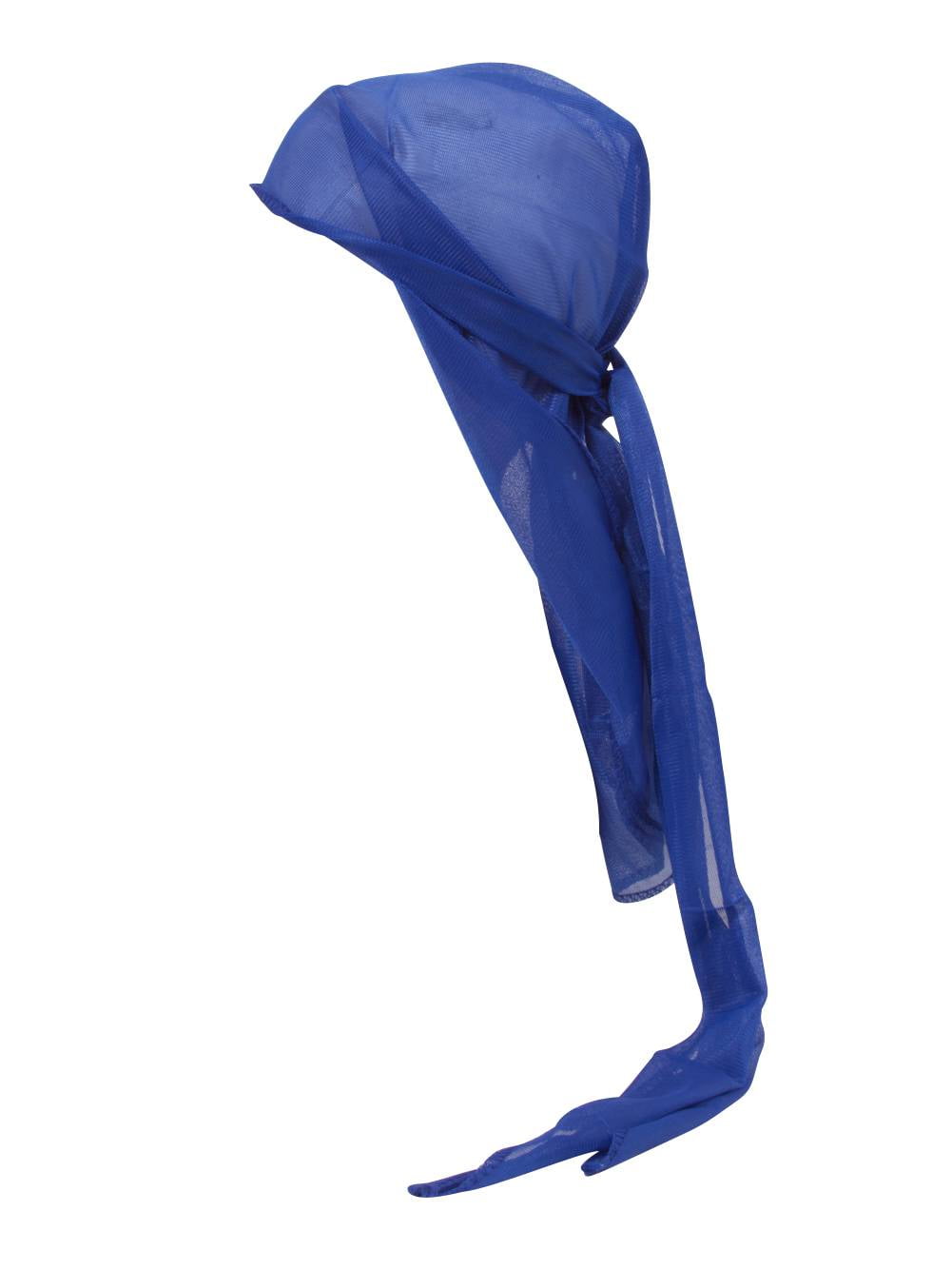 Wrinkle Free Extra Long Du-Rag - Royal - Walmart.com