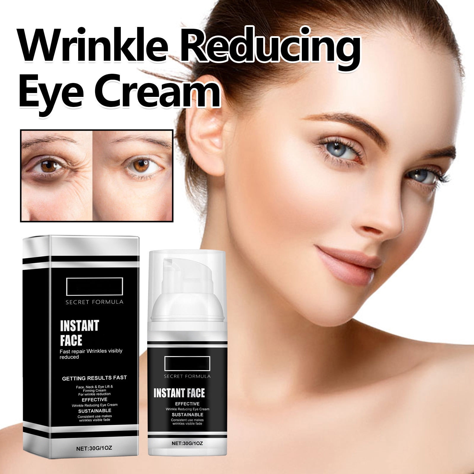 Wrinkle Reducing Eye Cream for Men and Women,Firming and Fading Fine ...