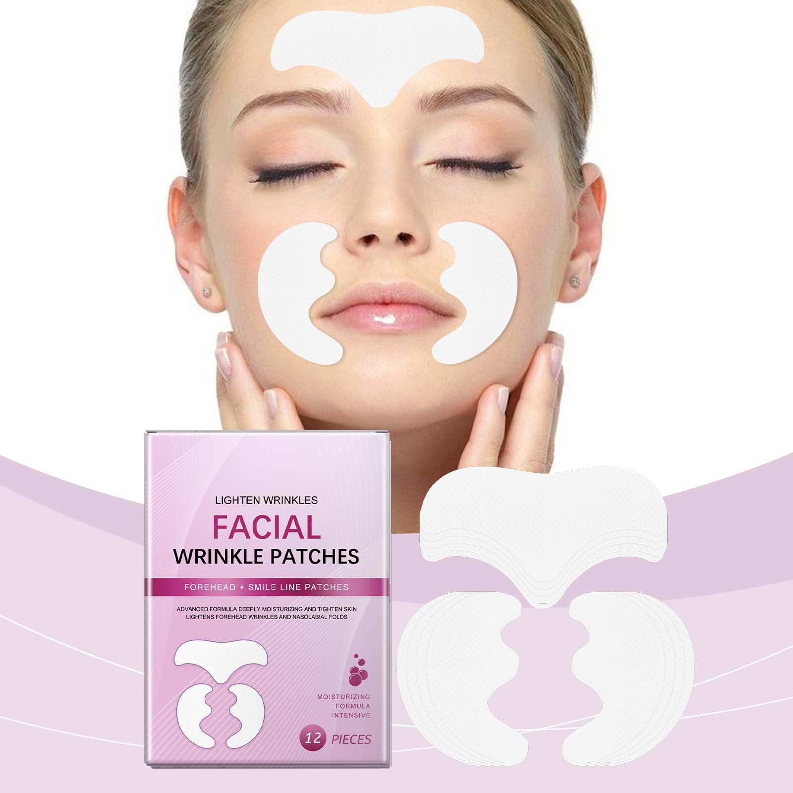 Wrinkle-Reducing Firming Patch for Eyes/Forehead, Hydrating Face Mask ...