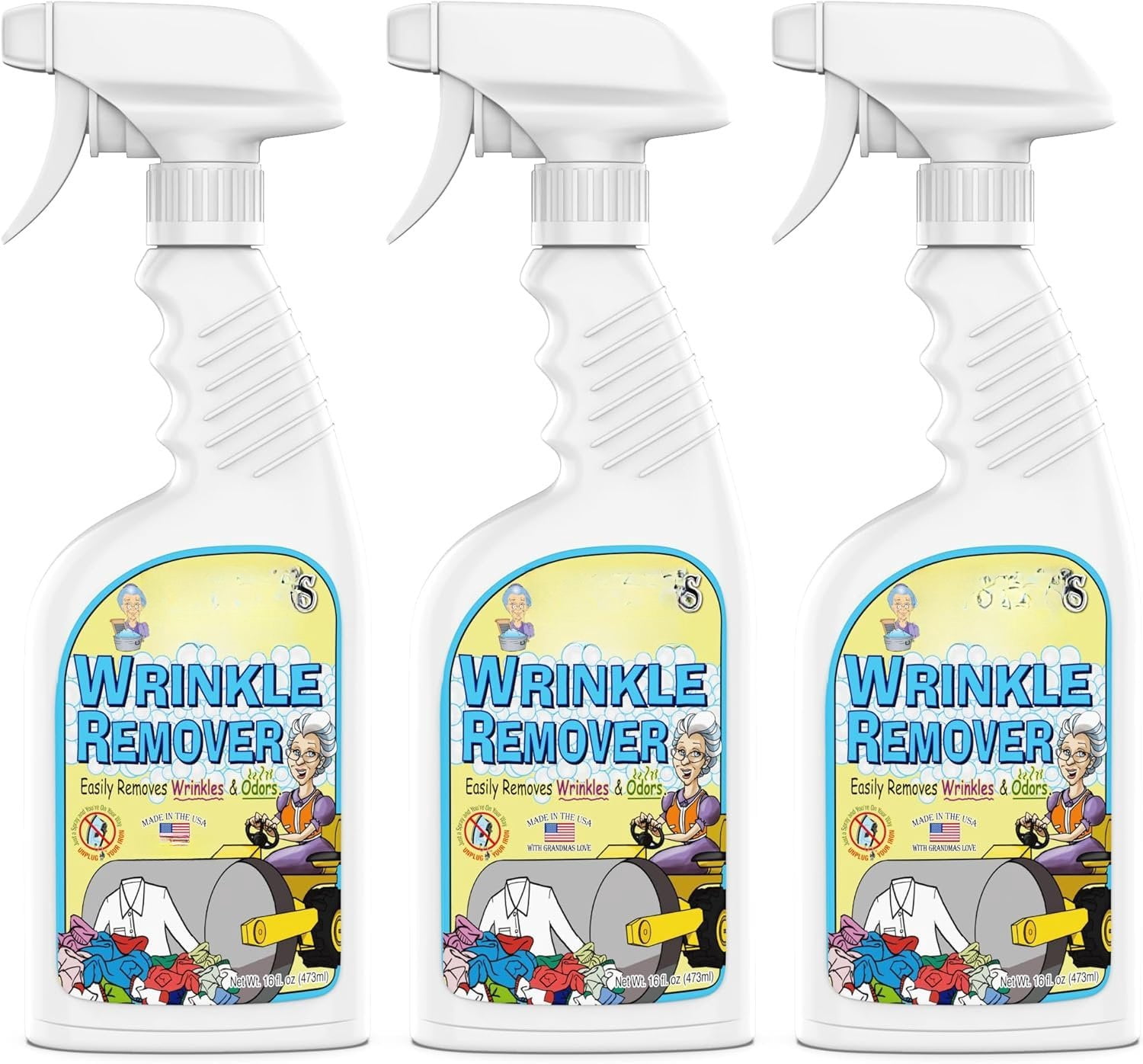 Wrinkle Remover - Easily Removes Wrinkles & Odors - Wrinkle Release ...