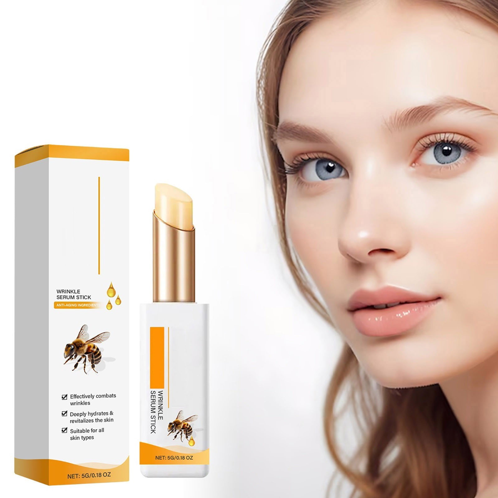 Wrinkle Removing Stick, Anti-Aging Firming Moisturizer with Peptides ...