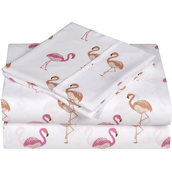 Elegant Comfort Full Flamingo Bedding Set - Walmart.com