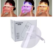 7 Color LED Light Therapy Facial Mask for Acne Reduction and Skin Care ...