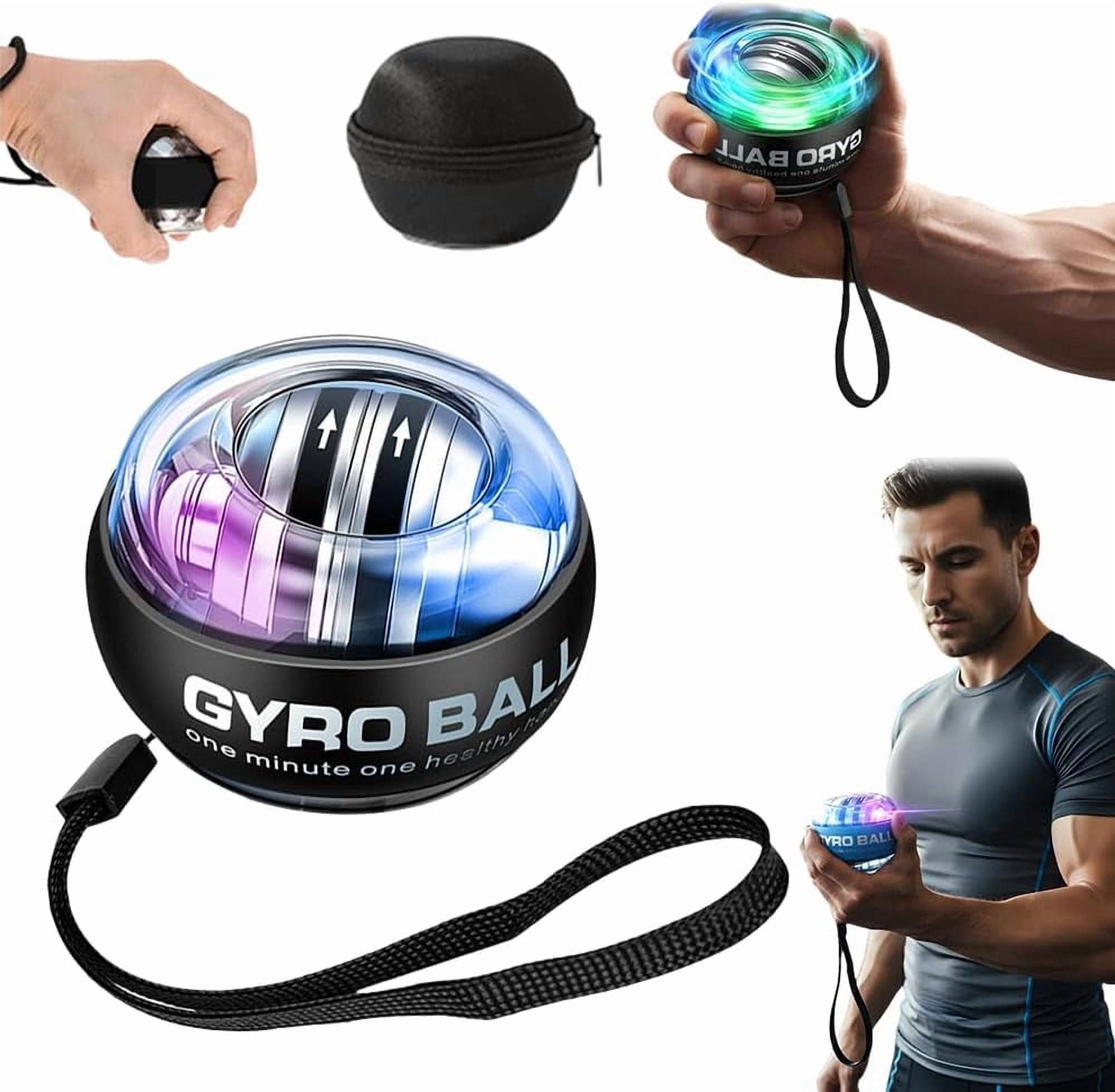 Wrist Ball Hand Exerciser, Auto-Start Torque Ball with LCD Counter ...