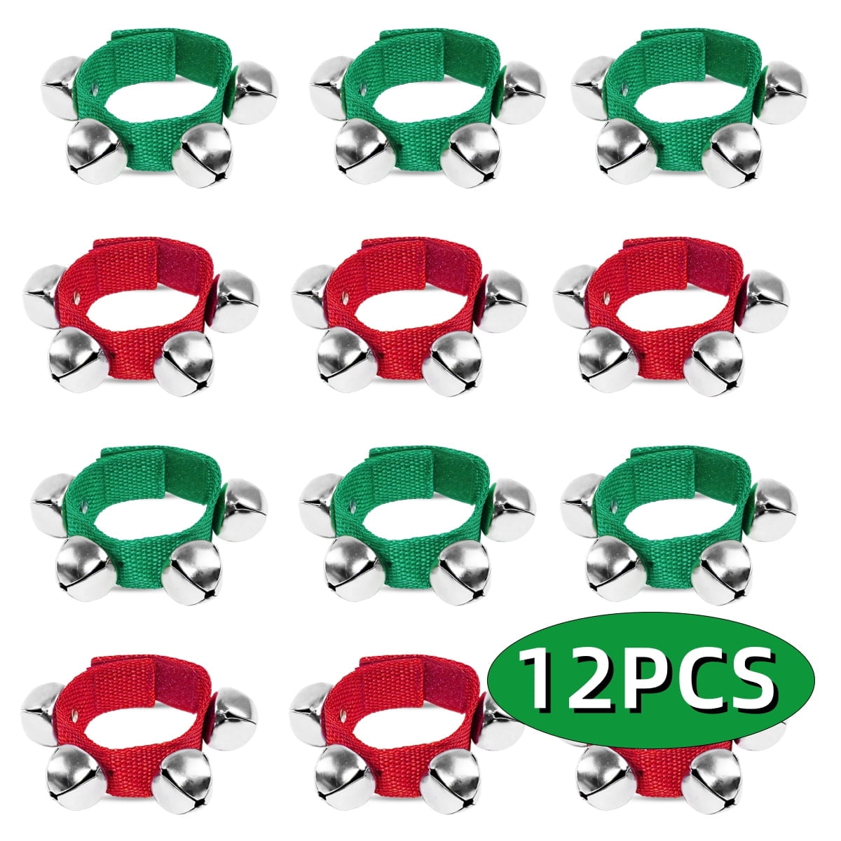 Wrist Band Jingle Bells Christmas Hand Bells Instruments Ankle Bells ...