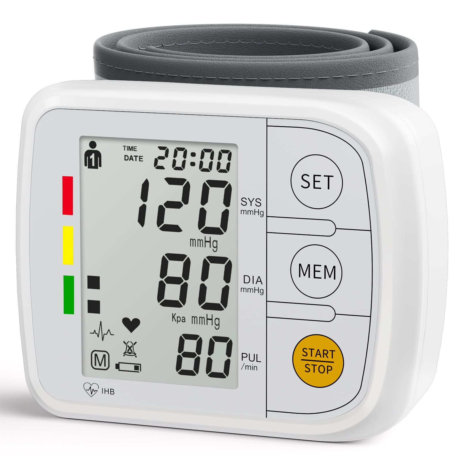 Wrist Blood Pressure Monitors for Home Use Blood Pressure Machine with ...