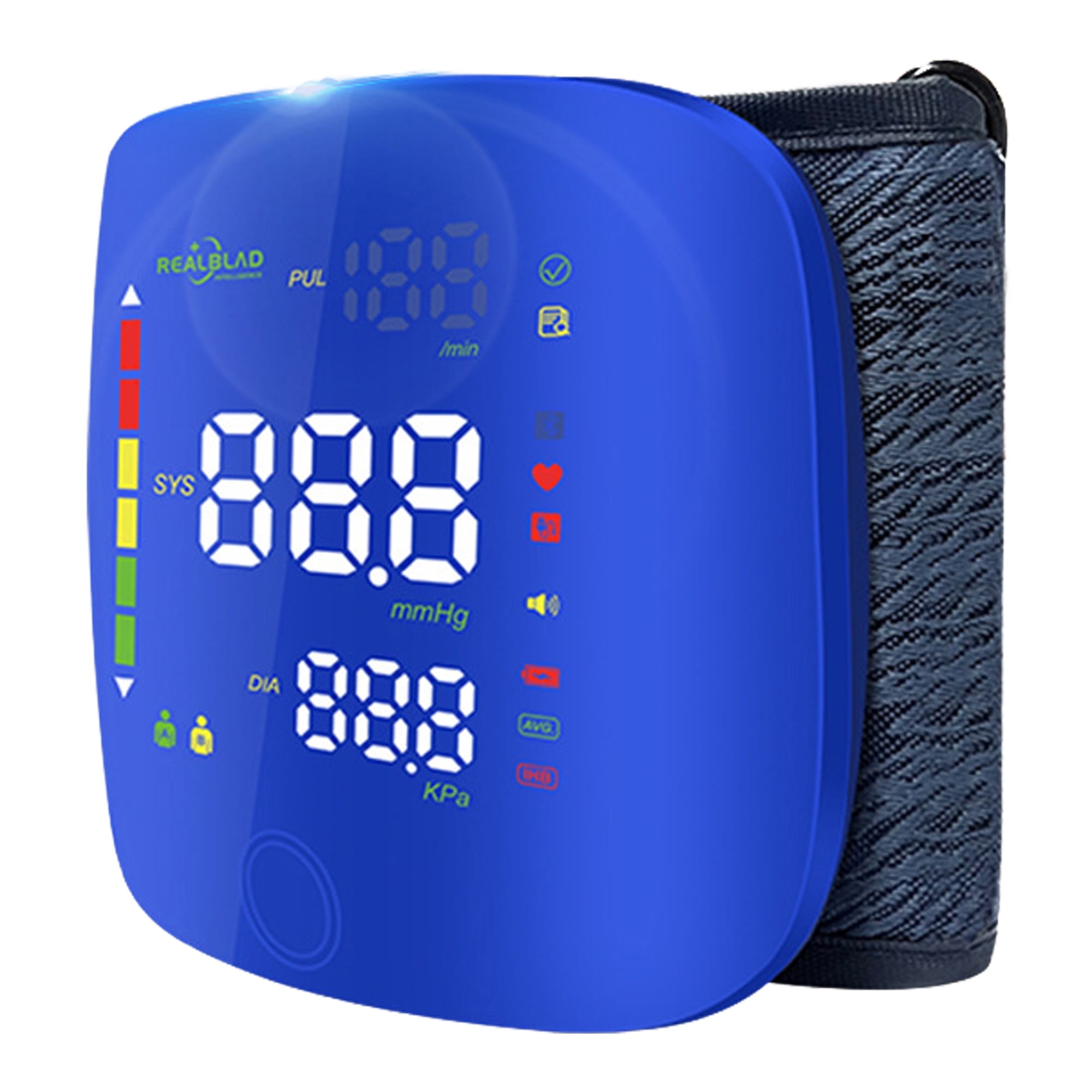 Wrist Blood Pressure Monitors, Rechargeable Blood Pressure Cuff with ...