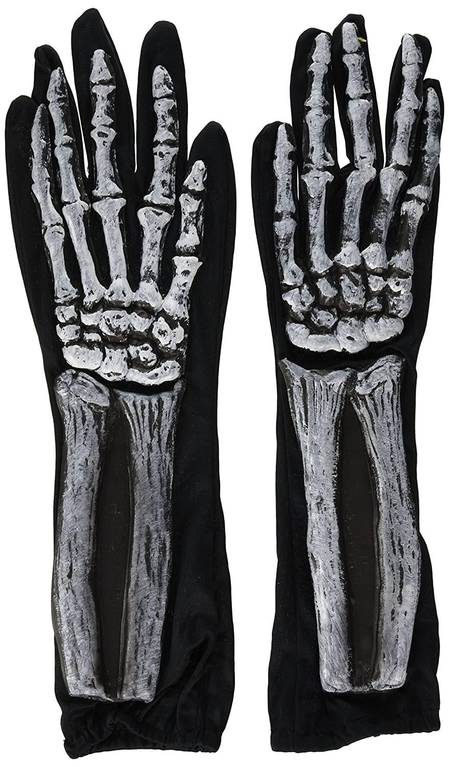 Wrist Bone Skeleton Gloves Adult Halloween Accessory - Walmart.com