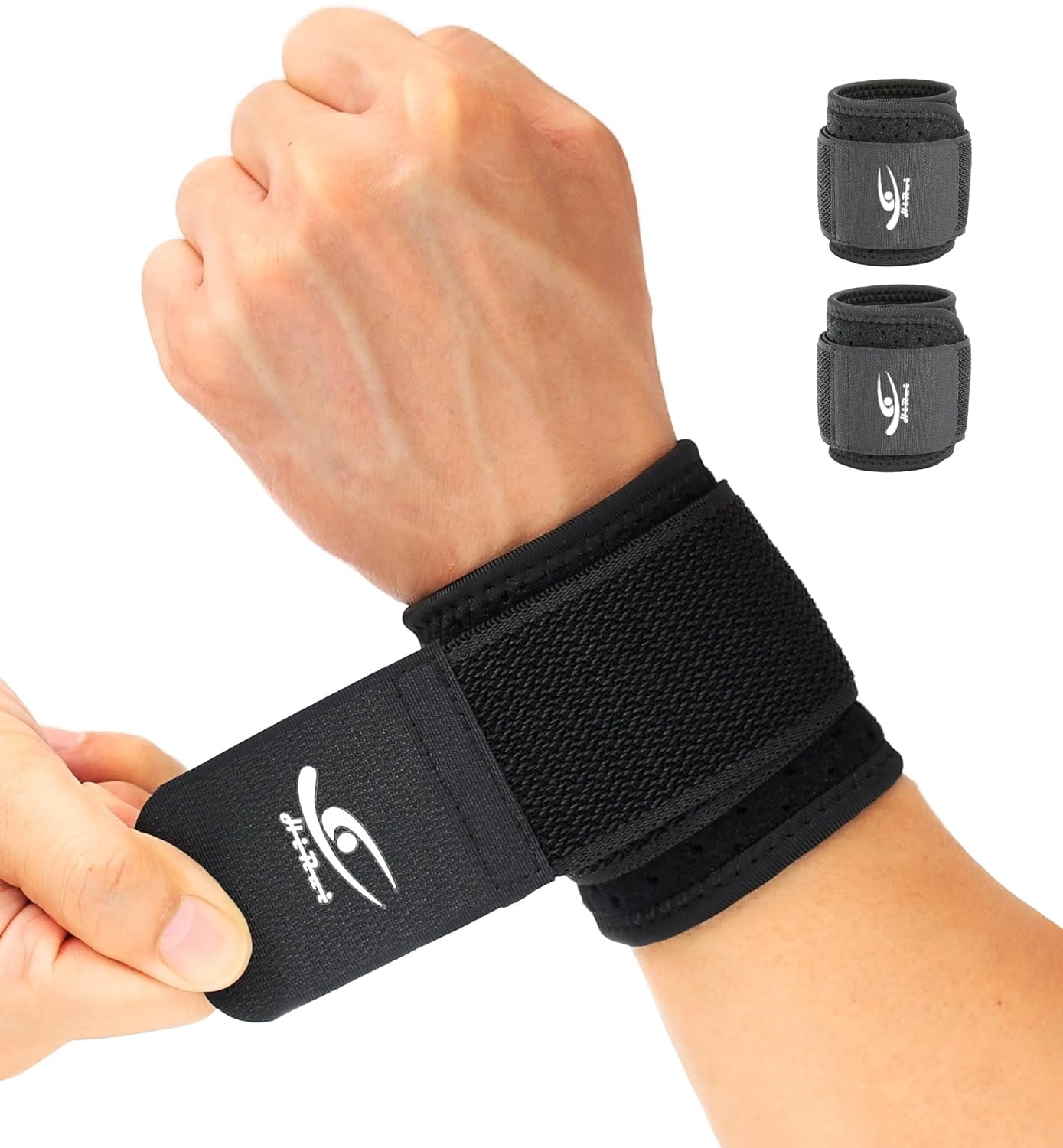 Wrist Brace (2 PCS) - Adjustable Compression for Carpal Tunnel ...