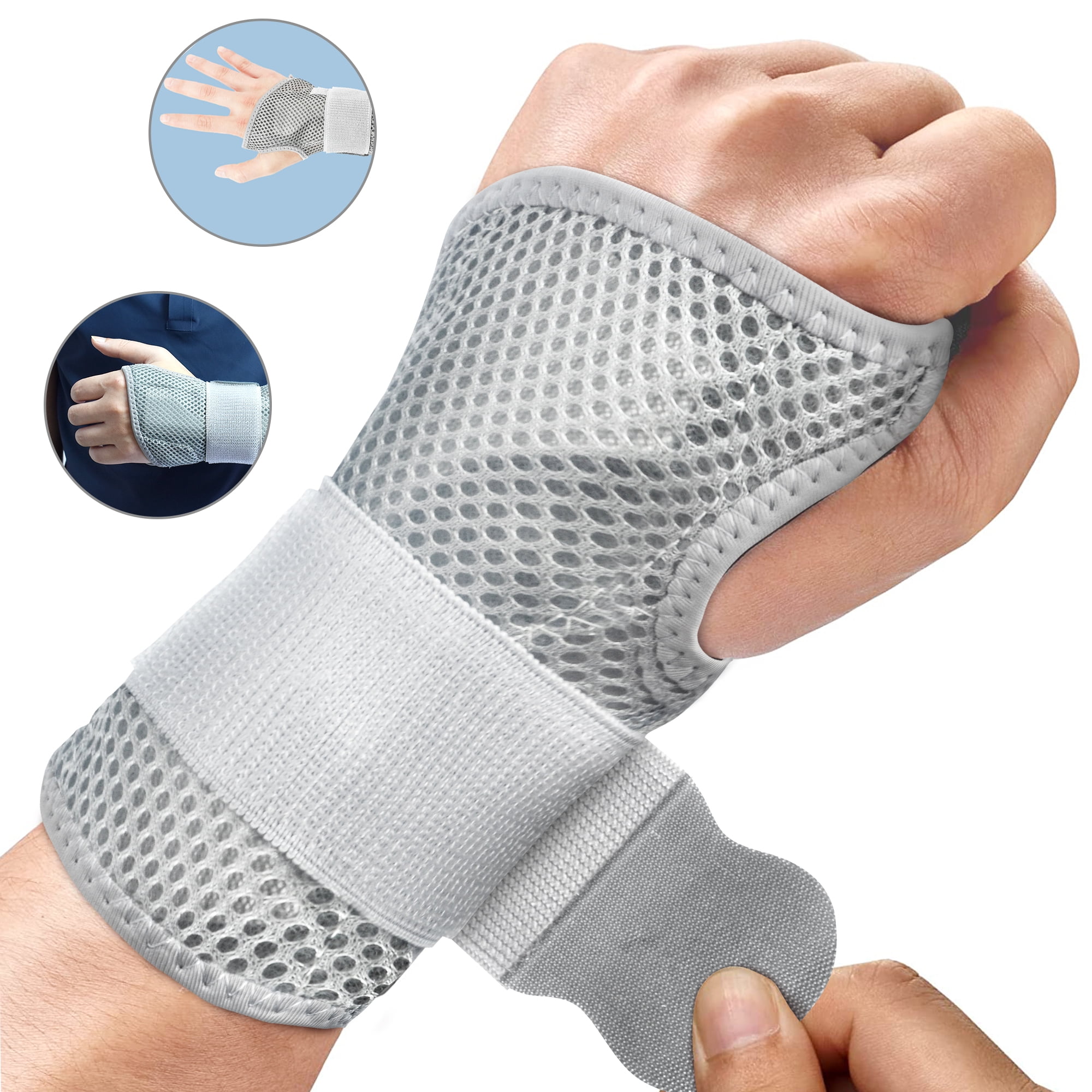 Wrist Brace, Removable Wrist Splint for Carpal Tunnel Pain, Wrist ...