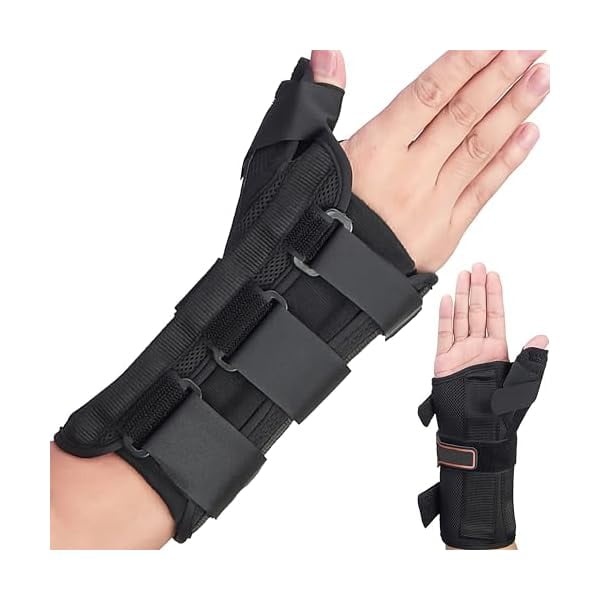 Wrist Brace & Thumb Spica Splint, for De Quervain's Tenosynovitis ...