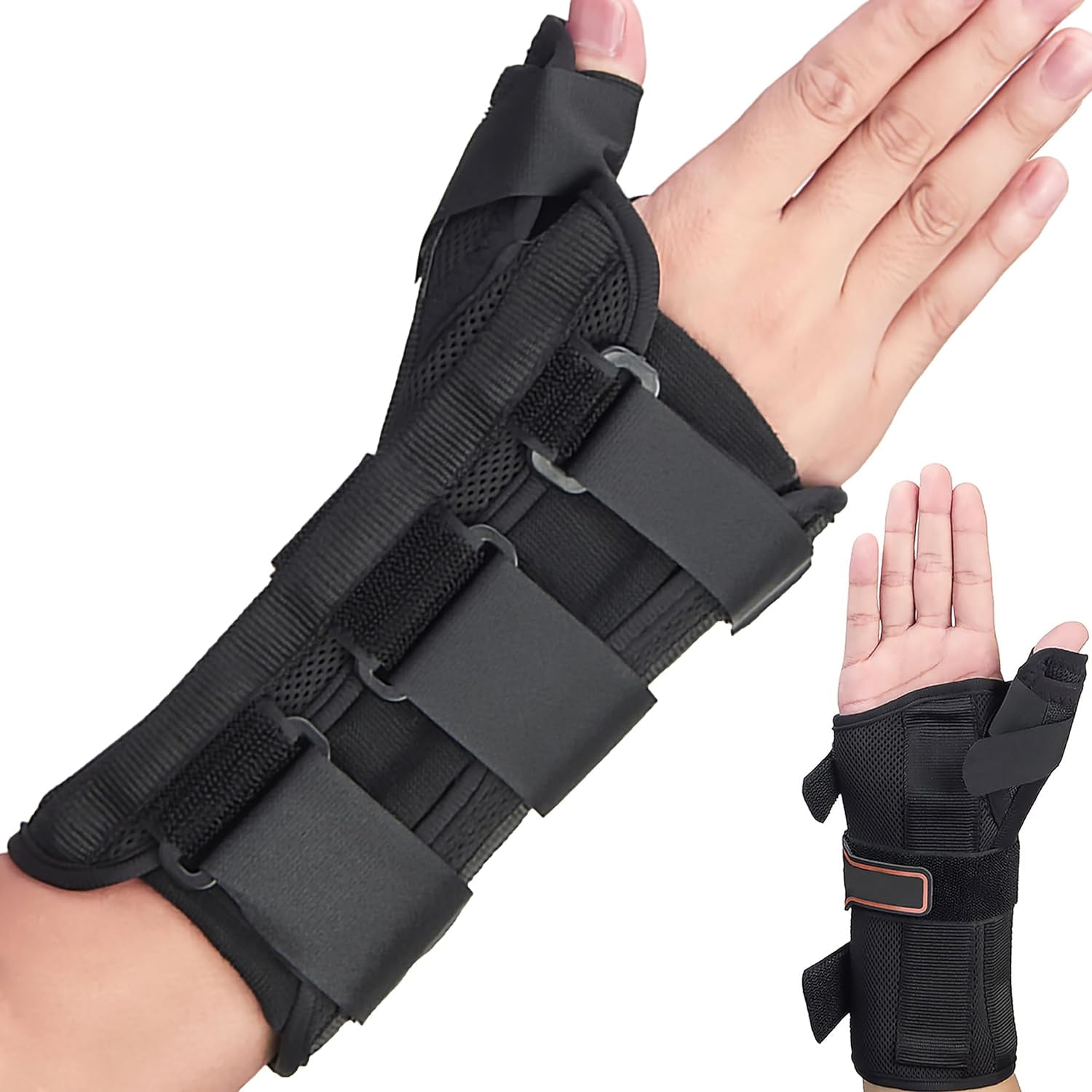 Wrist Brace & Thumb Spica Splint, for De Quervain's Tenosynovitis ...
