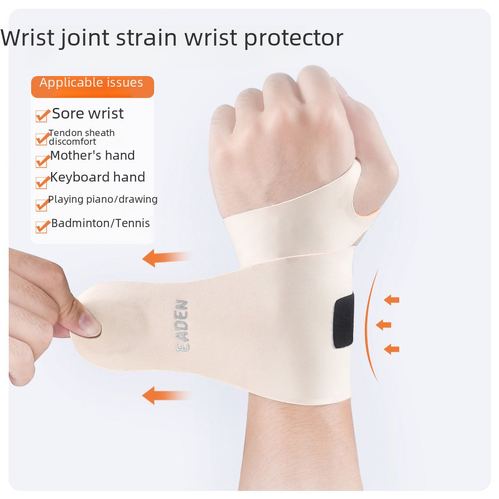 Wrist Brace sprain wrist protector tendon sheath pain strain sports ...