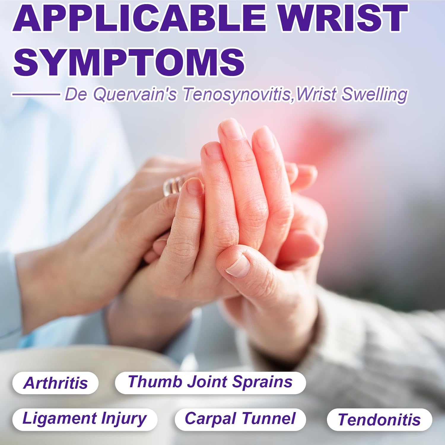 Wrist Brace with Thumb Support for Arthritis, Tendonitis, Carpal Tunnel ...