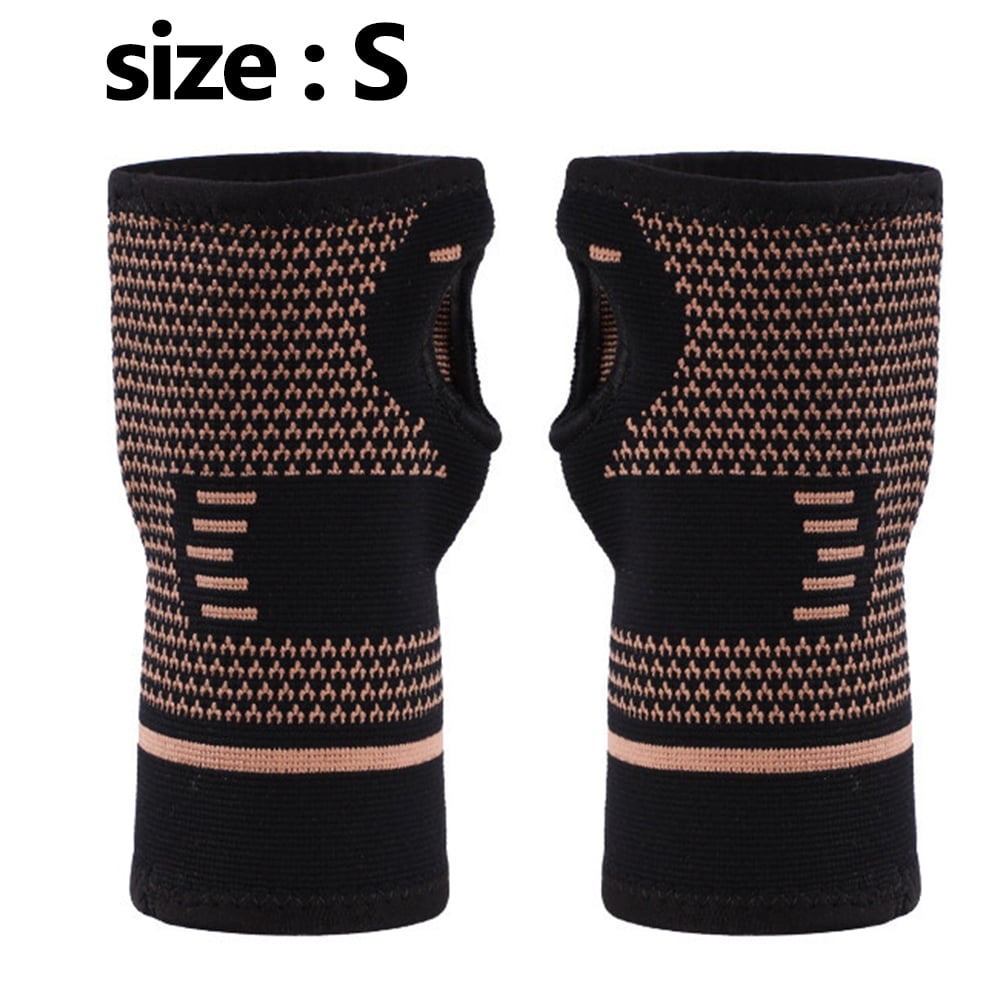 Wrist Compression Gloves Wrist Support Sleeve for Tendonitis, Golf ...