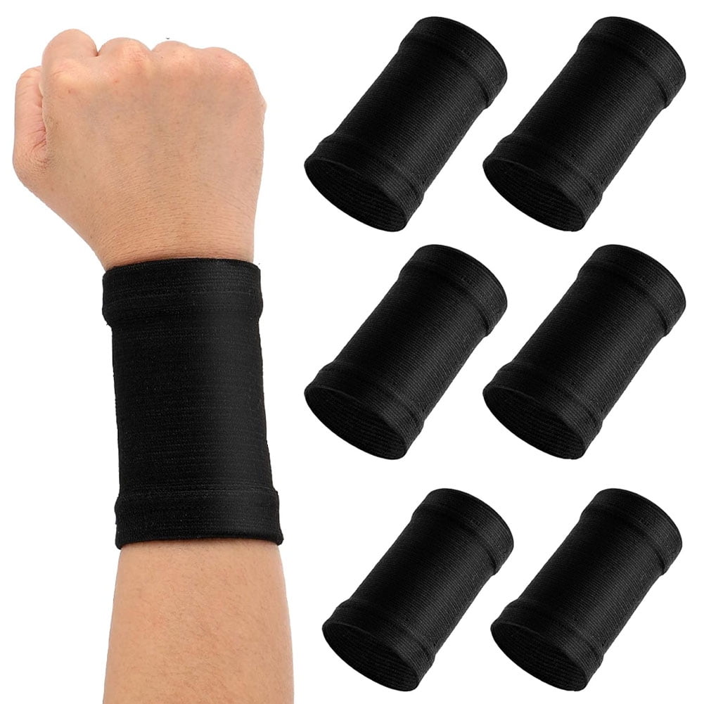 Wrist Compression Sleeve, 3 Pairs Spandex Soft Elastic Wrist Brace Hand ...