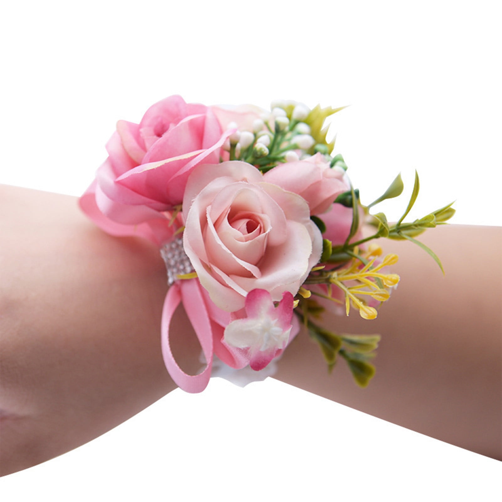 Wrist Corsages for Wedding,Wrist Flower Corsages for Bride, Bridesmaid ...