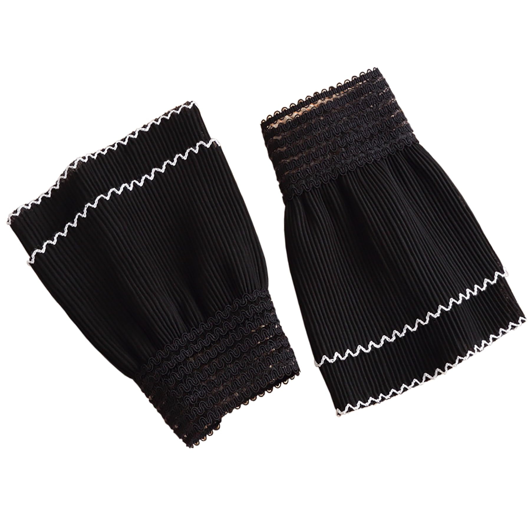 Wrist Cuffs, Fake Sleeves, Fashion Pleated Cuff Detachable Blouse Fake ...