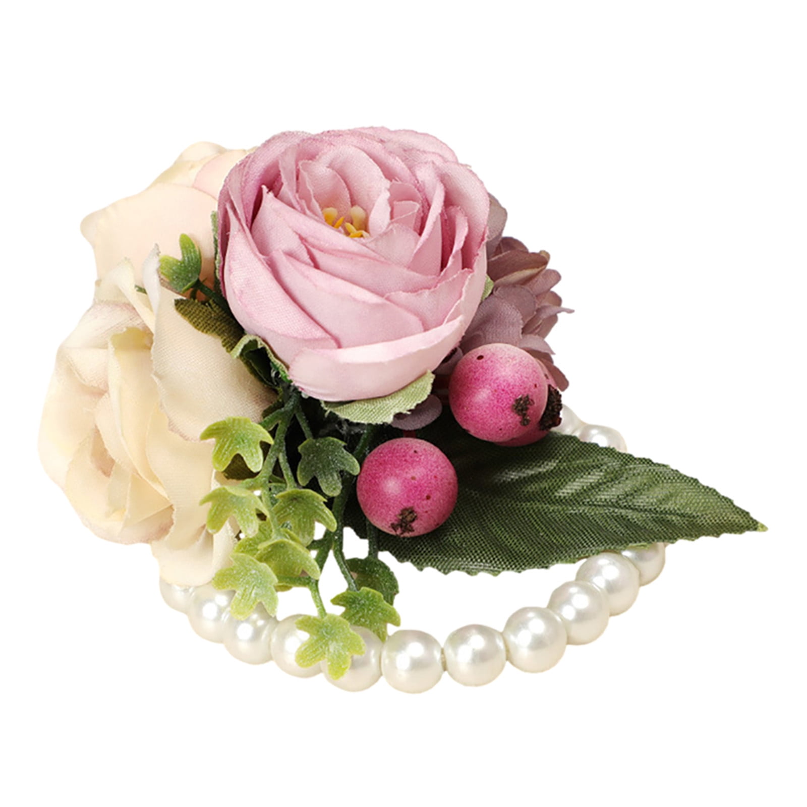 Wrist Flower Stretchable Wedding Prom Party Hand Flower - Walmart.com