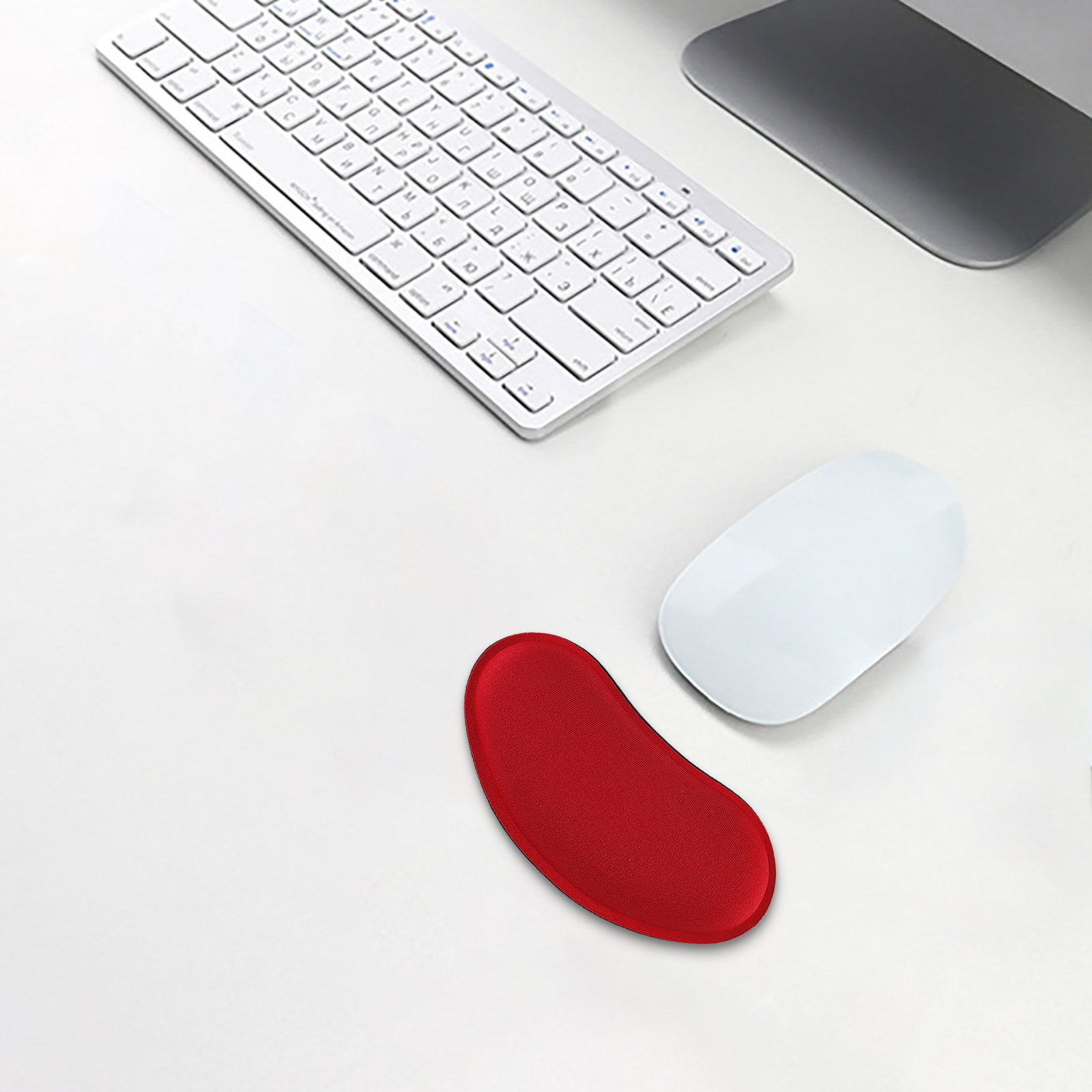 Wrist Guard Keyboard Thin Office Desk Pad Non Slip Lap Pad for Writing ...