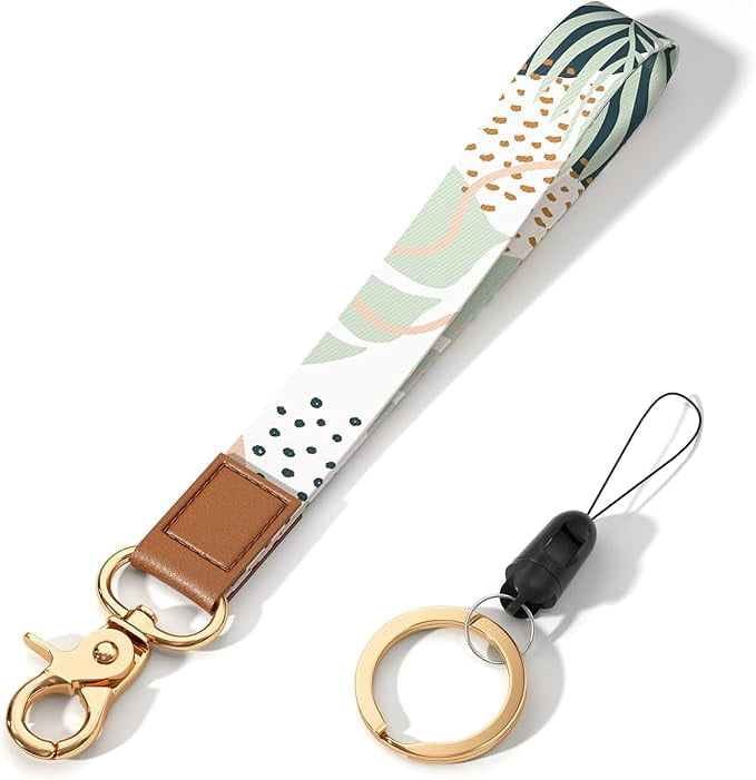 Wrist Lanyard Key Chain, Cute Wristlet Strap Keychain Holder for Women ...