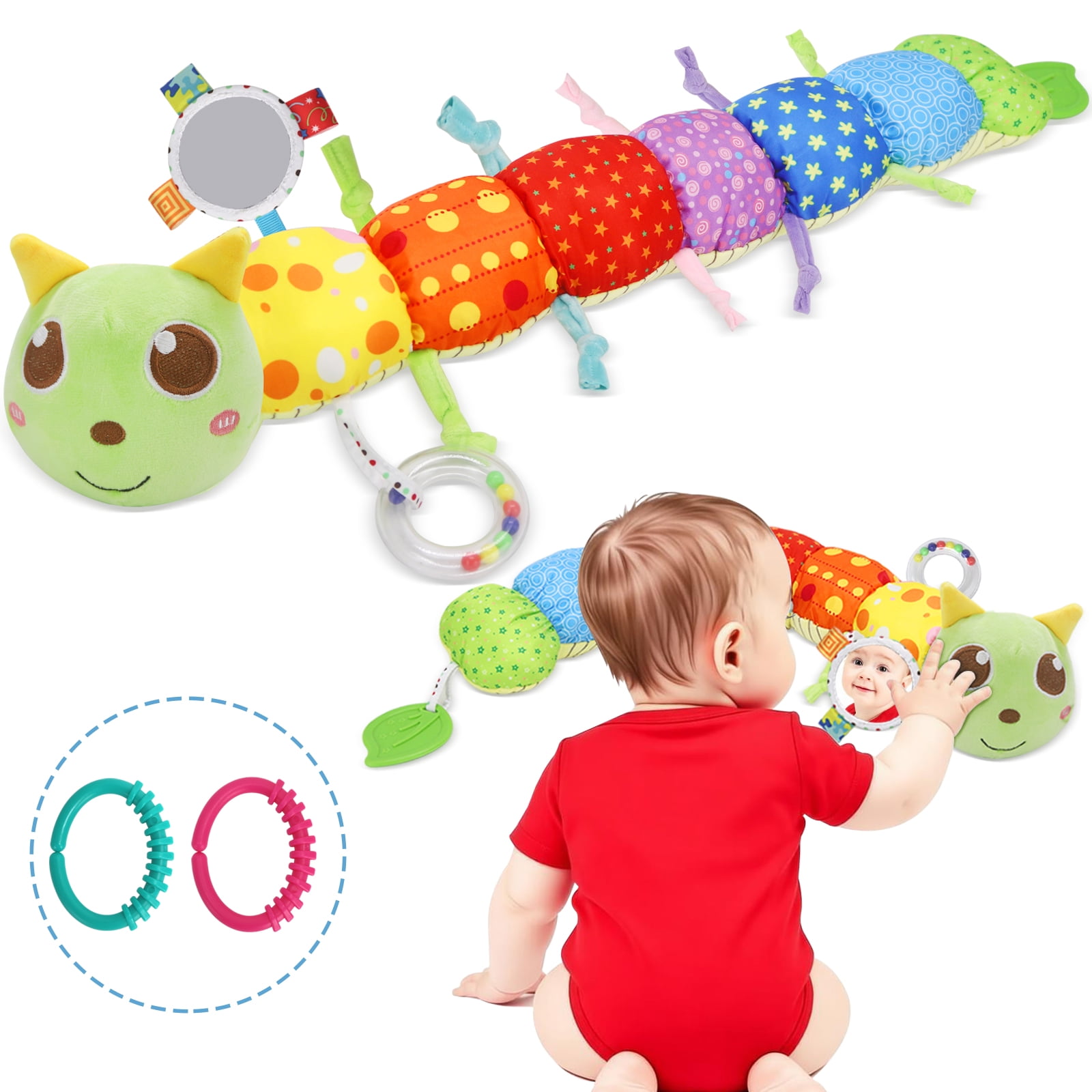 Baby Rattle Toy, Baby Rattle Toy for 0-12 Months, Birthday Holiday ...