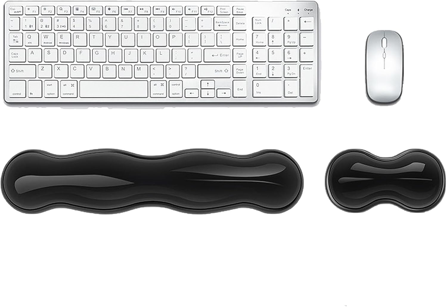 Wrist Rest for Keyboard and Mouse, Ergonomic Gel Keyboard Wrist Rest ...