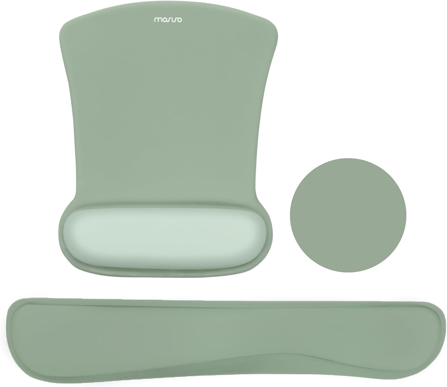 Wrist Rest Support for Mouse Pad & Keyboard Set, Ergonomic Mousepad ...