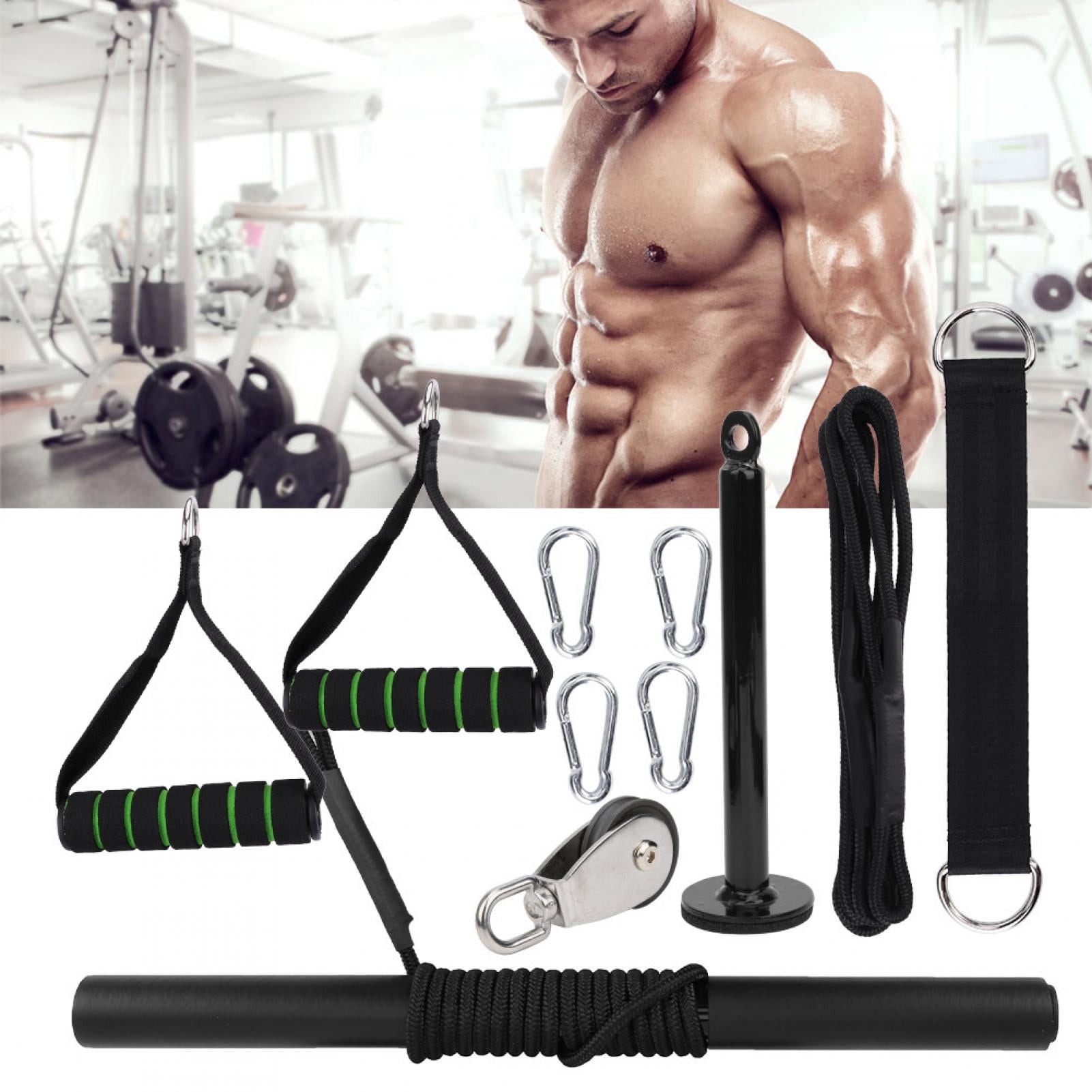 Wrist Roller Forearm Trainer, 2,in,1 Pull Lift Exercise, Includes ...