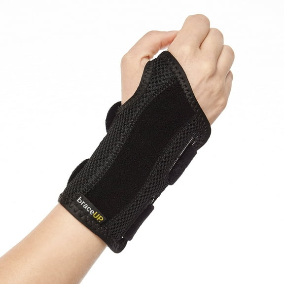 2 Pack Carpal Tunnel Wrist Brace For Work With Splint, 6.5'' Night ...