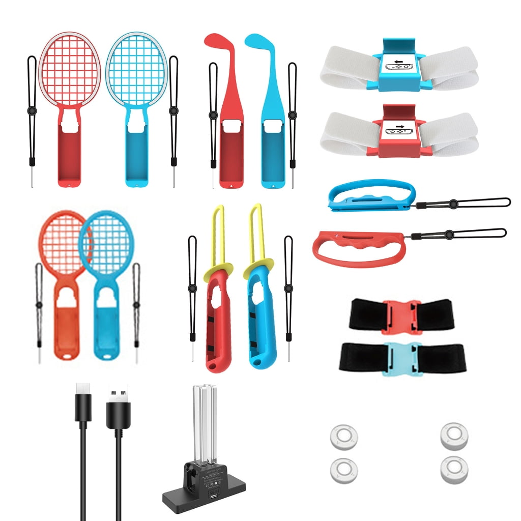 Wrist Strap Leg Straps Lightsaber Grip Tennis Racket for Switch Sport ...