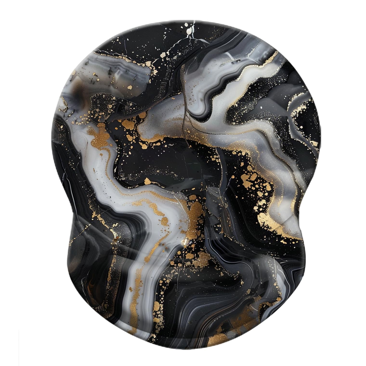 Wrist Support Mouse Pad Non Slip Rubber Base Wrist Rest Mousepad 8.75in ...