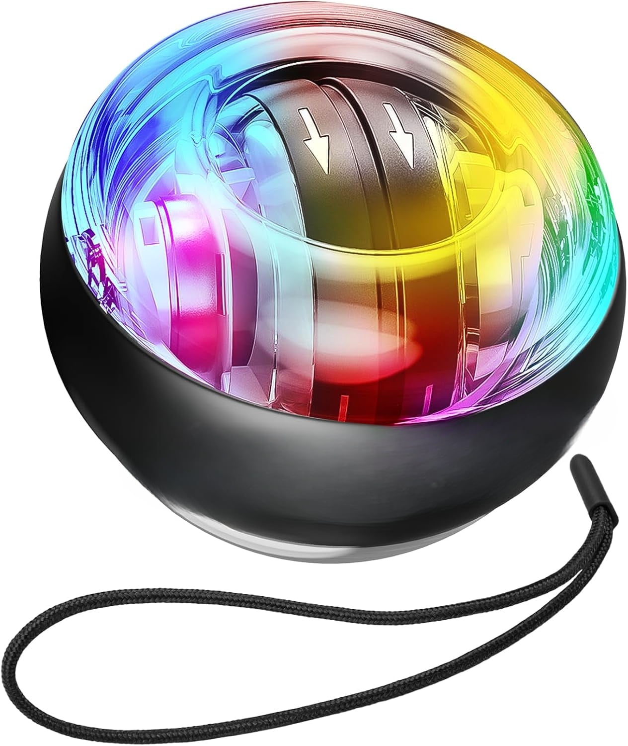 Wrist Trainer Ball Auto-Start Gyroscopic Forearm Exerciser Gyro Ball ...