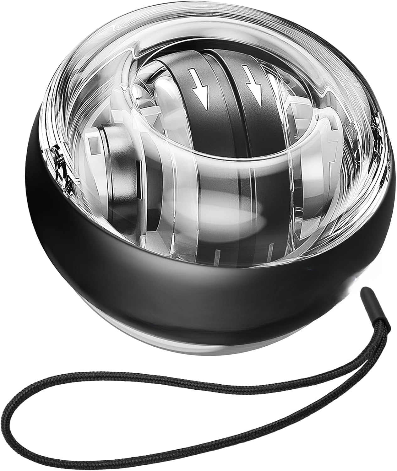 Wrist Trainer Ball Auto-Start Gyroscopic Forearm Exerciser Gyro Ball ...