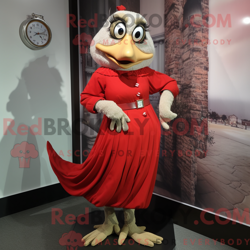 Wrist Watch REDBROKOLY mascot costume character dressed with a Wrap ...