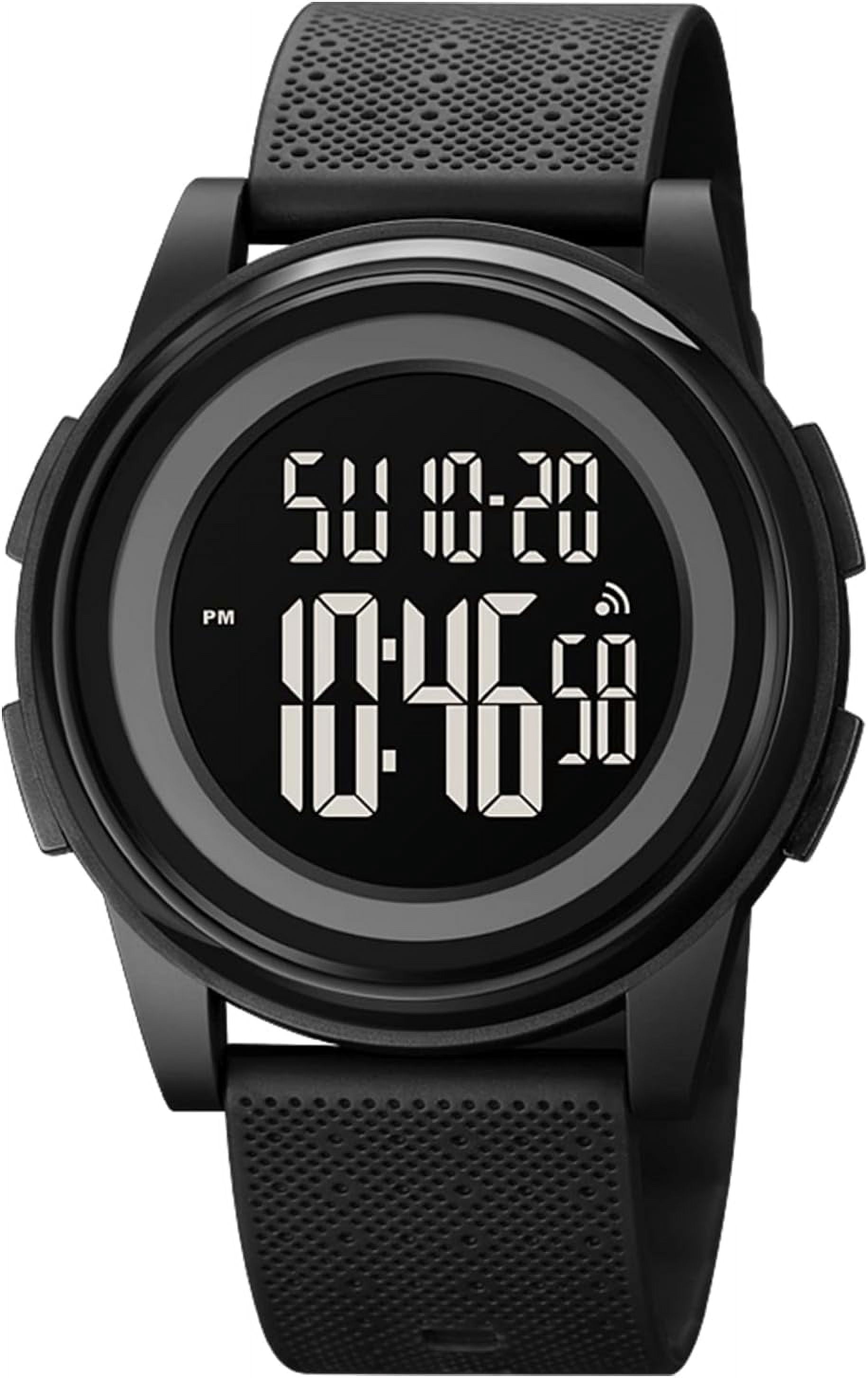 Wrist Watch for Men, Digital Sports Waterproof Watch with Dual Time ...