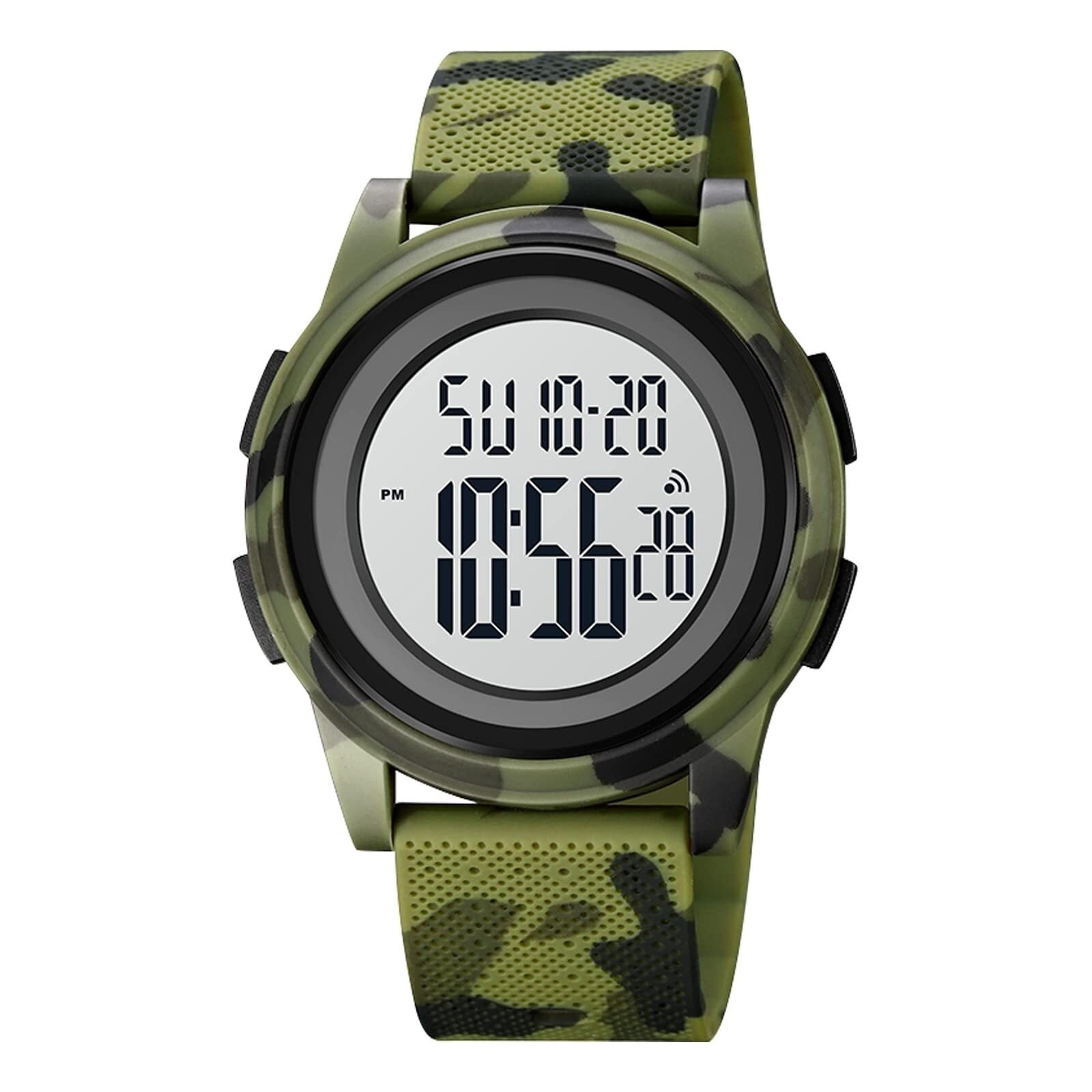 Wrist Watch for Men, Digital Sports Waterproof Watch with Dual Time ...