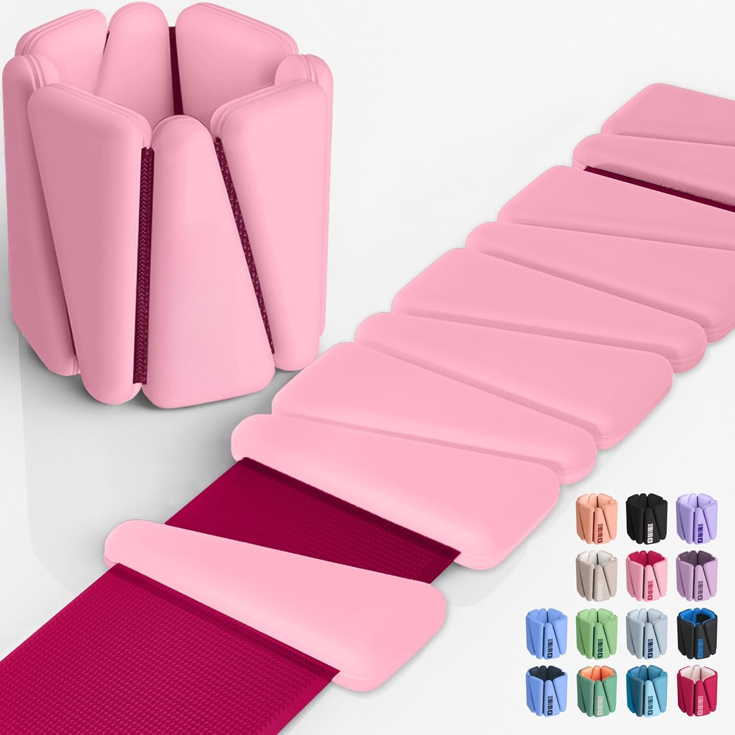 Wrist Weights, Ankle Weights for Women – Set of 2 (1LB Each ...