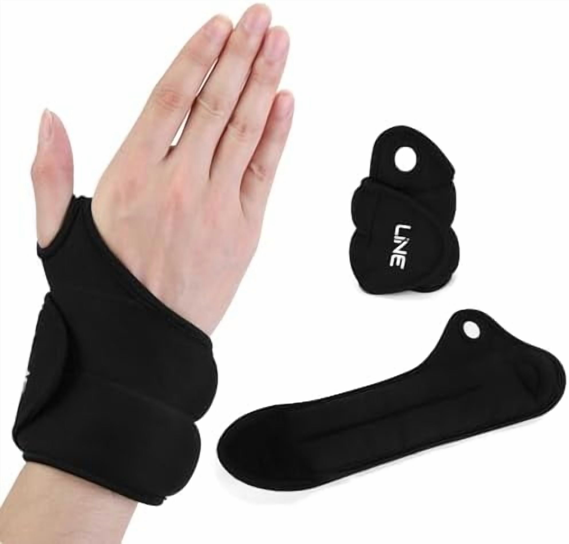 Wrist Weights with Thumb Loops Lock (1 Pair) for Women & Men, 1lbs×2 ...