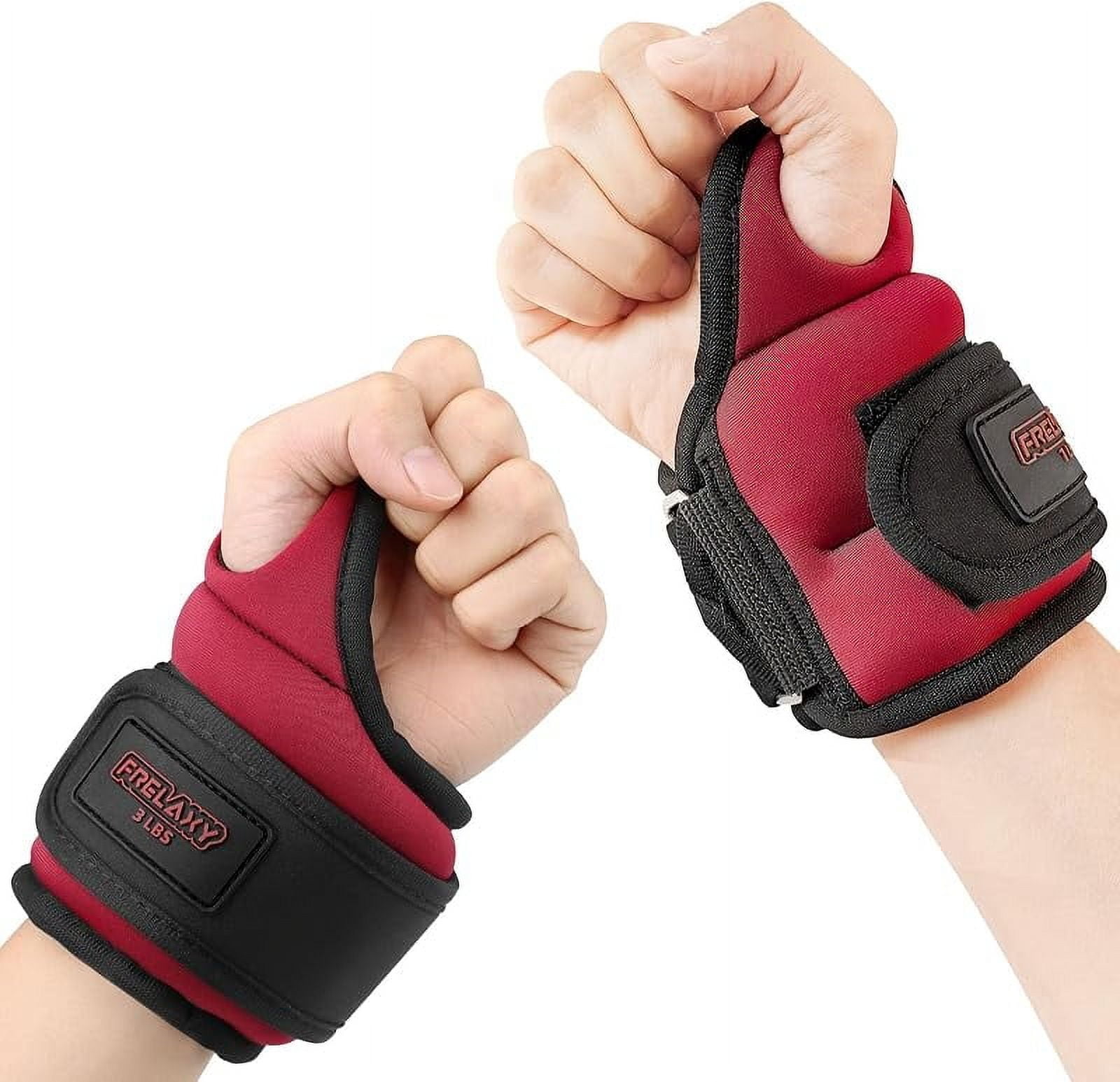 Wrist Weights with Thumb Loops Lock for Men Women 1lb*2 2lbs*2 3lbs*2 ...