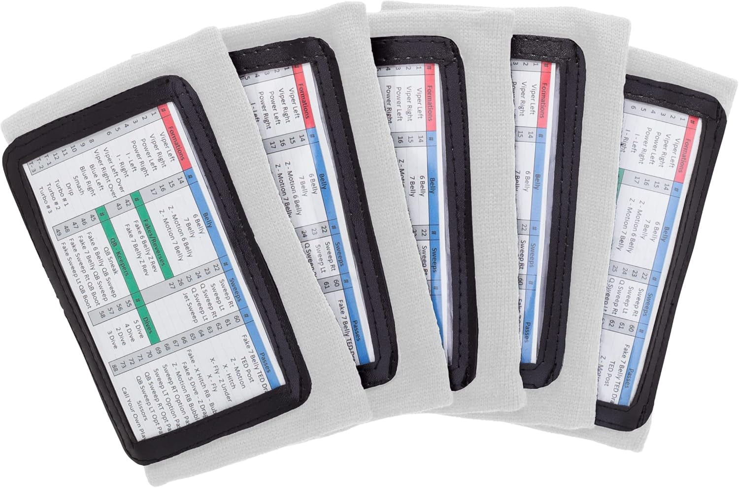 WristCoaches Football Play Wristbands - Youth Quarterback Gear ...