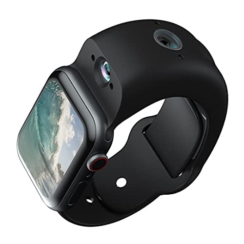 Wristcam Smart Dual-Camera Band for Apple Watch, 8MP Sensor, Full HD ...
