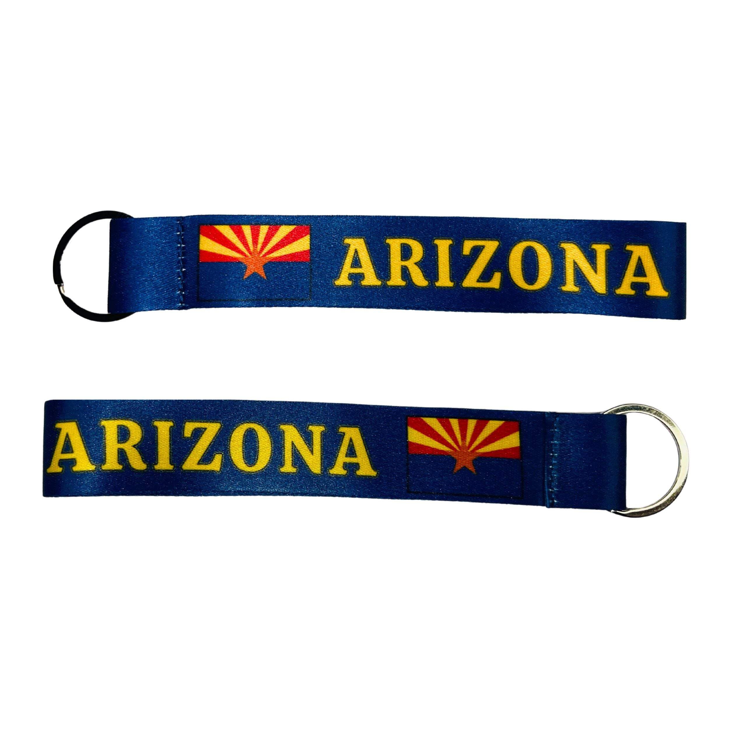 Wristlet Keychain - State Flag Arizona - USA - K061 | Hand Loop Key ...