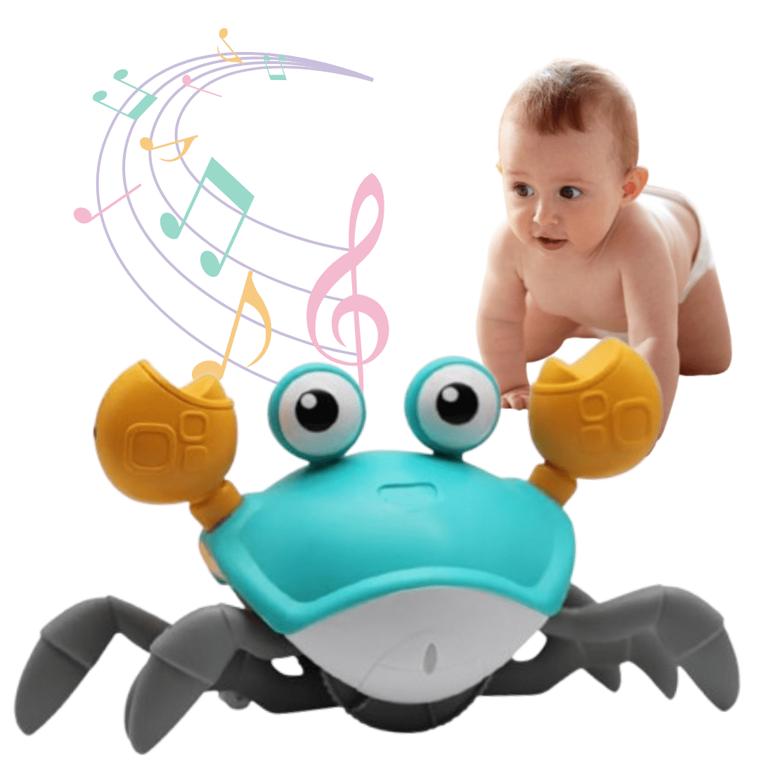 Wristy Buddy Crawling Crab Toy, Moving, Dancing, Walking Toy for Babies ...