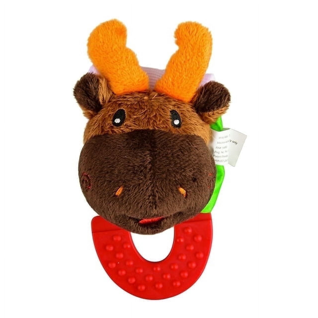 Wristy Buddy Soft Moose Teething Ring, Toys and Gloves Baby Teether ...