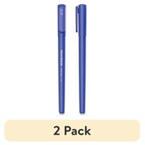 Paper Mate Write Bros Grip Ballpoint Stick Pen, Black Ink, Medium ...