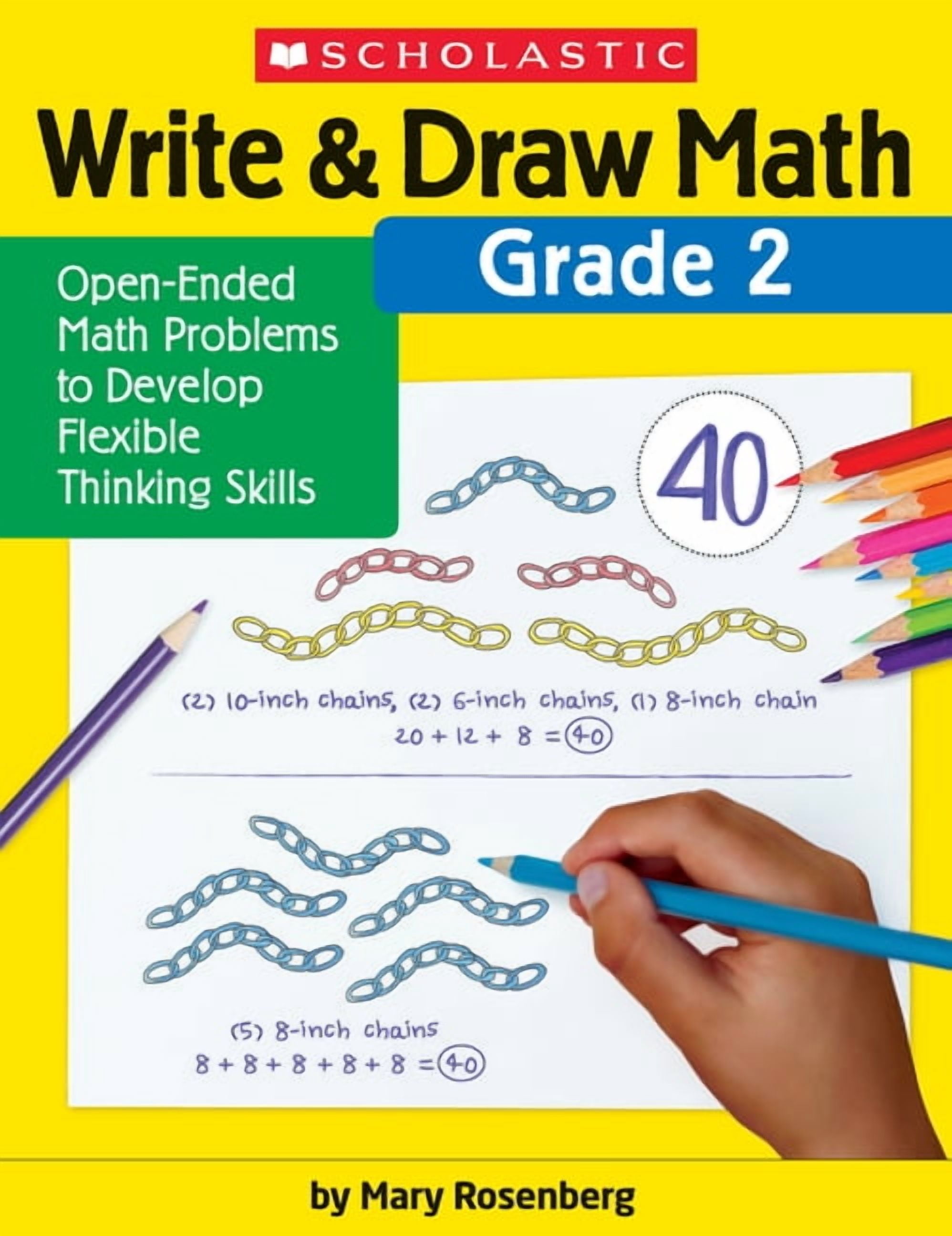 Write & Draw Math: Grade 2, (Paperback) - Walmart.com