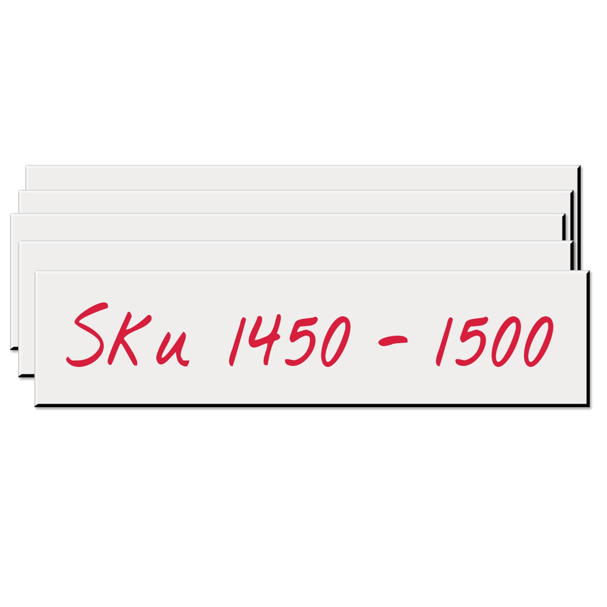 NapTags Write-On Magnetic Rack/Shelf Labels 4 x 1 / 10/Pk - Walmart.com